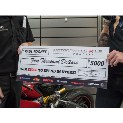 And the winner is... - Motorcycles R Us, Australia