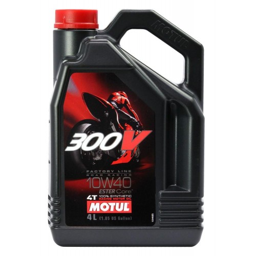 Motul 300V Factory Line Road Racing 4T 10W 40 (4L) * Motorcycles R Us